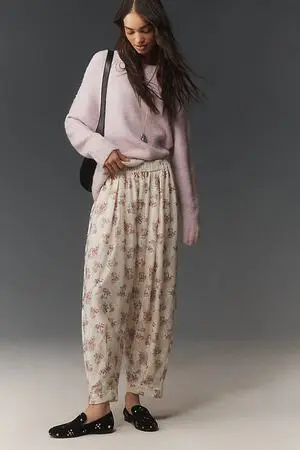 Maeve Floral Lace Balloon Pants