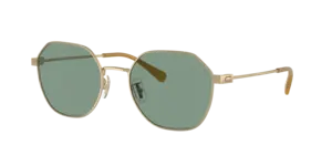 COACH Sunglasses With Full Rim Green Solid