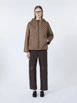 Max Mara Quilted Water-repellent Canvas Padded Jacket