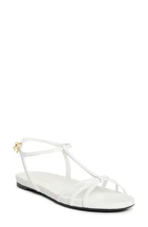 OPEN EDIT Cage Strap Sandal - White