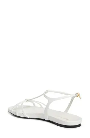 OPEN EDIT Cage Strap Sandal - White