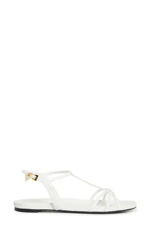 OPEN EDIT Cage Strap Sandal - White