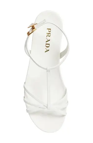 OPEN EDIT Cage Strap Sandal - White