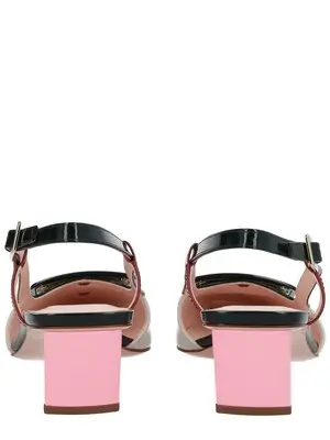 ROGER VIVIER Lacquered Slingback Pumps - Multicolour