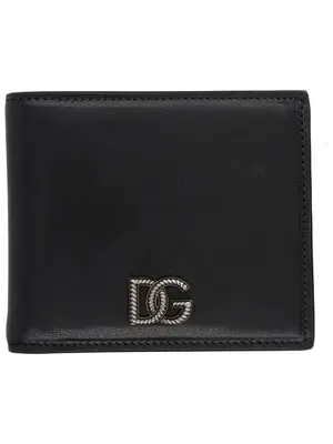 Dolce & Gabbana Wallet With Logo - Black