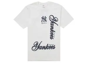 Supreme Mlb Teams Ny Tee Shirt - White