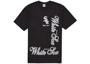 Supreme Mlb Teams Sox Tee Shirt - Black