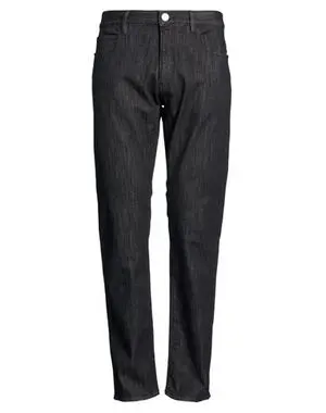 Giorgio Armani Black Wash Jeans For Men
