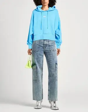 MSGM Cotton French Terry Sweatshirt - Blue