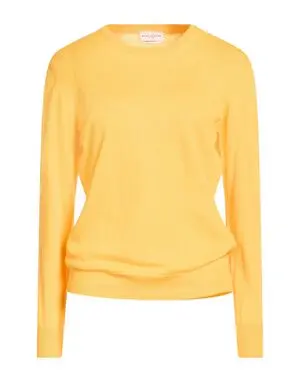 BALLANTYNE Crewneck Lightweight Knit Sweater - Mandarin