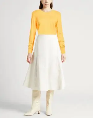 BALLANTYNE Crewneck Lightweight Knit Sweater - Mandarin