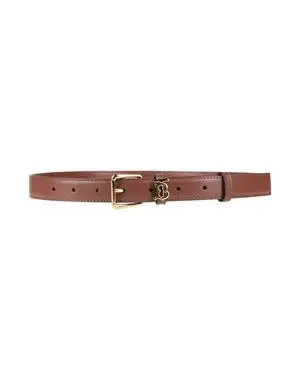 Burberry Calfskin Leather Belt - Brown