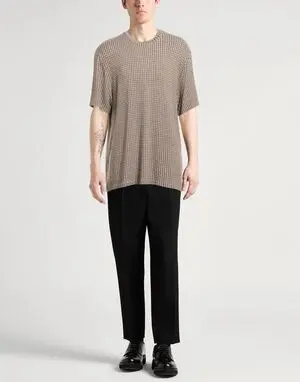 Giorgio Armani Sweatshirt In Viscose And Elastane - Brown