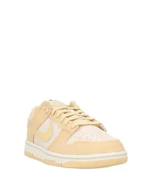 Nike Dunk Low Lace-up Sneakers In Leather And Textile Fibers - Sand