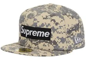 Supreme Mlb Teams Box Logo New Era 59fifty Cap - Digital Camo