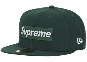 Supreme Mlb Teams Box Logo New Era 59fifty Cap - Green