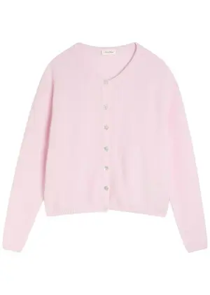 Women's Light Pink Knit Cardigans