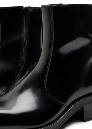 LEMAIRE Patent Leather Chelsea Boots