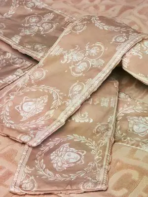 Versace I ♡ Baroque Bathrobe - Neutrals