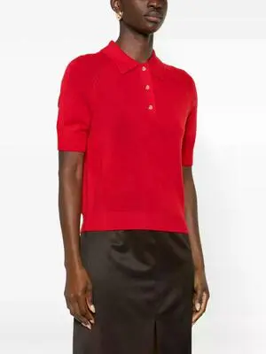 Victoria Beckham Polo Top - Red