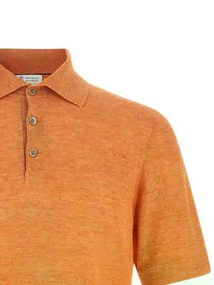 Brunello Cucinelli Short-sleeve Polo Shirt