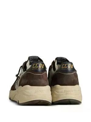 GOLDEN GOOSE Running Sole Suede Sneakers - Brown