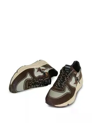 GOLDEN GOOSE Running Sole Suede Sneakers - Brown