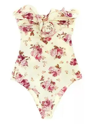 Magda Butrym Floral Print Swimsuit