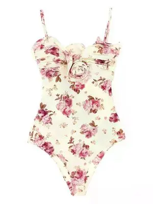 Magda Butrym Floral Print Swimsuit