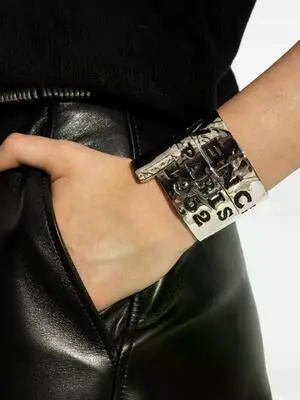 Givenchy Tape Engraved Cuff Bracelet