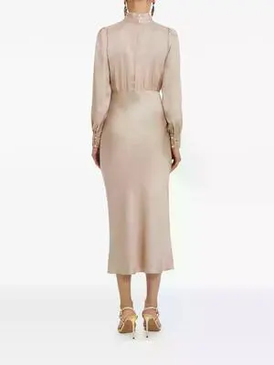 FRAMBOISE Jacob High-neck Midi Dress