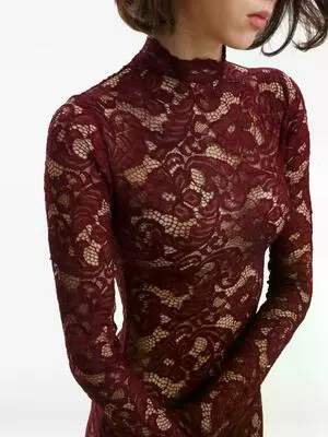 2310 STUDIO Long-sleeves Lace Maxi Dress
