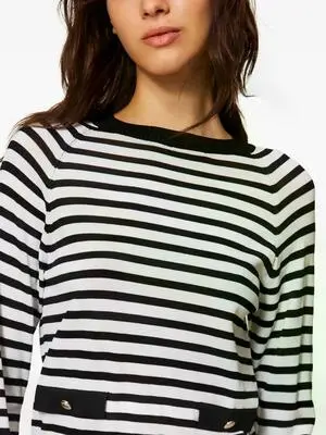 TWINSET Striped Crew-neck Sweater