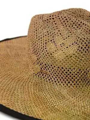 TWINSET Woven Fedora Hat