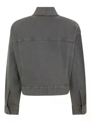 Peserico Cropped Denim Jacket