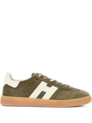 Hogan Logo-appliqué Sneakers - Green