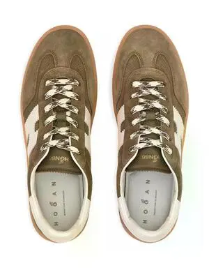 Hogan Logo-appliqué Sneakers - Green