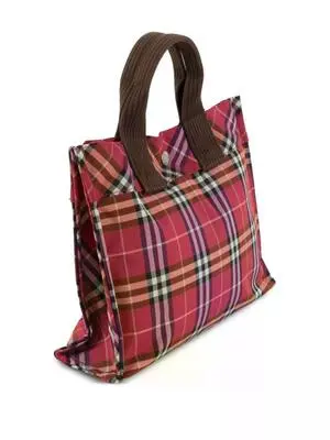Burberry 2000s Nova Check Pm Tote Bag