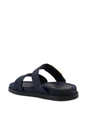 Fendi Buckle-strap Sandals - Blue