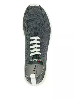 Kiton Logo-embroidered Sneakers - Grey