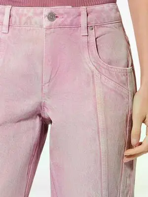 MARANT ETOILE Jaylis Five-pocket Jeans - Pink