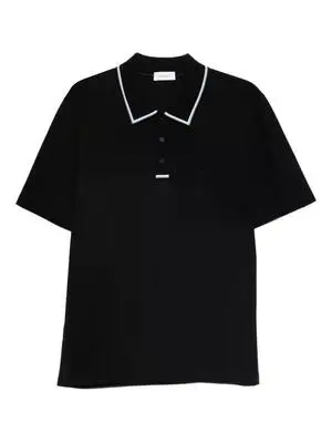 FERRAGAMO Stripe-detail Polo Shirt