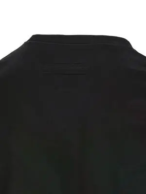 Zegna Logo-embroidered T-shirt - Black