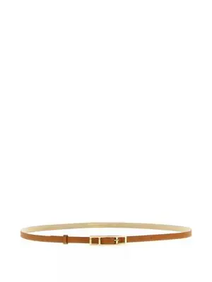 Fabiana Filippi Leather Buckled Belt - Brown