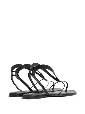 Alberta Ferretti Strappy Leather Sandals