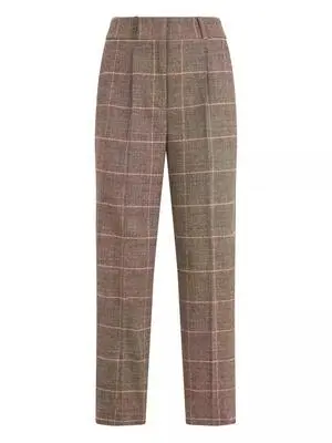 Peserico Checkered Trousers