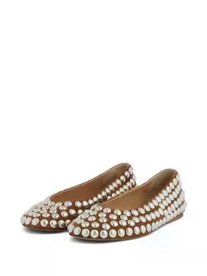 Rabanne Studded Ballerina Flats