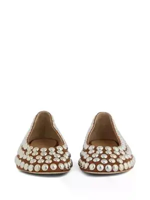 Rabanne Studded Ballerina Flats