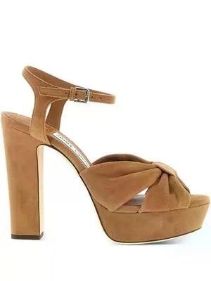 JIMMY CHOO Heloise Suede Sandals