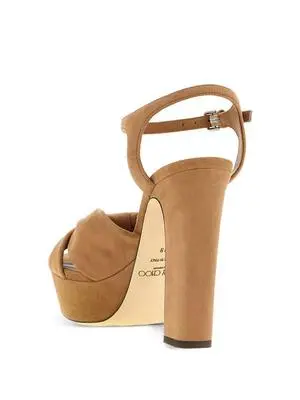 JIMMY CHOO Heloise Suede Sandals